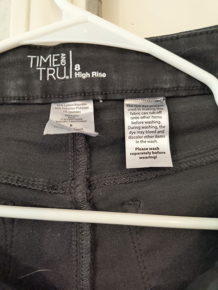 Time And Tru High Rise Jeans Black Size 8 | eBay