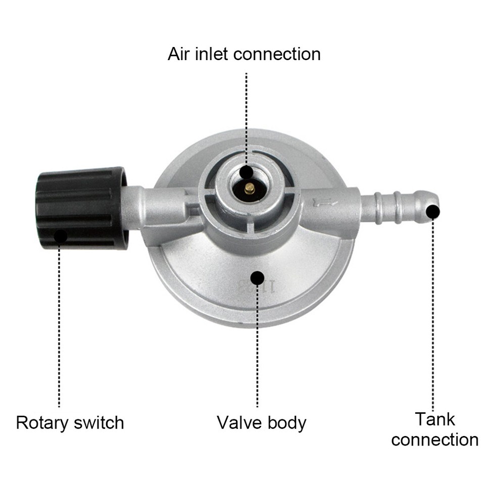 Low Pressure Gas Regulator Adjustable Propane Tank Connection Kit for ...