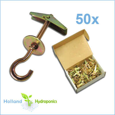 50x 3" SPRING TOGGLE HOOK For Lifting & Securing Hydroponics Plant ...