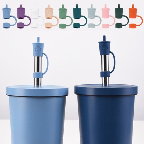 Splash Proof Silicone Straw Plug Airtight Plugs Tips Cover Cup ...
