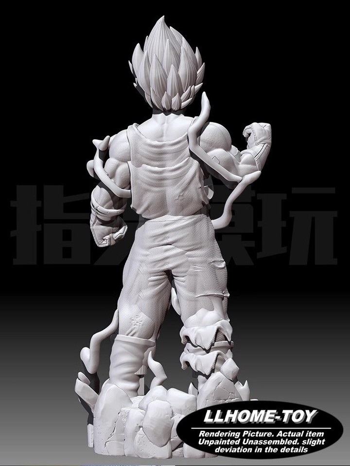 Anime DBZ Majin Vegeta Energy burst Standing Frieza Resin 3D Print GK ...