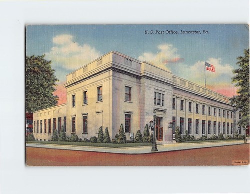 Postcard US Post Office Lancaster Pennsylvania USA | eBay