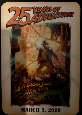 Indiana Jones DISNEYLAND 25th Anniversary EXCLUSIVE EVENT Adventure ...