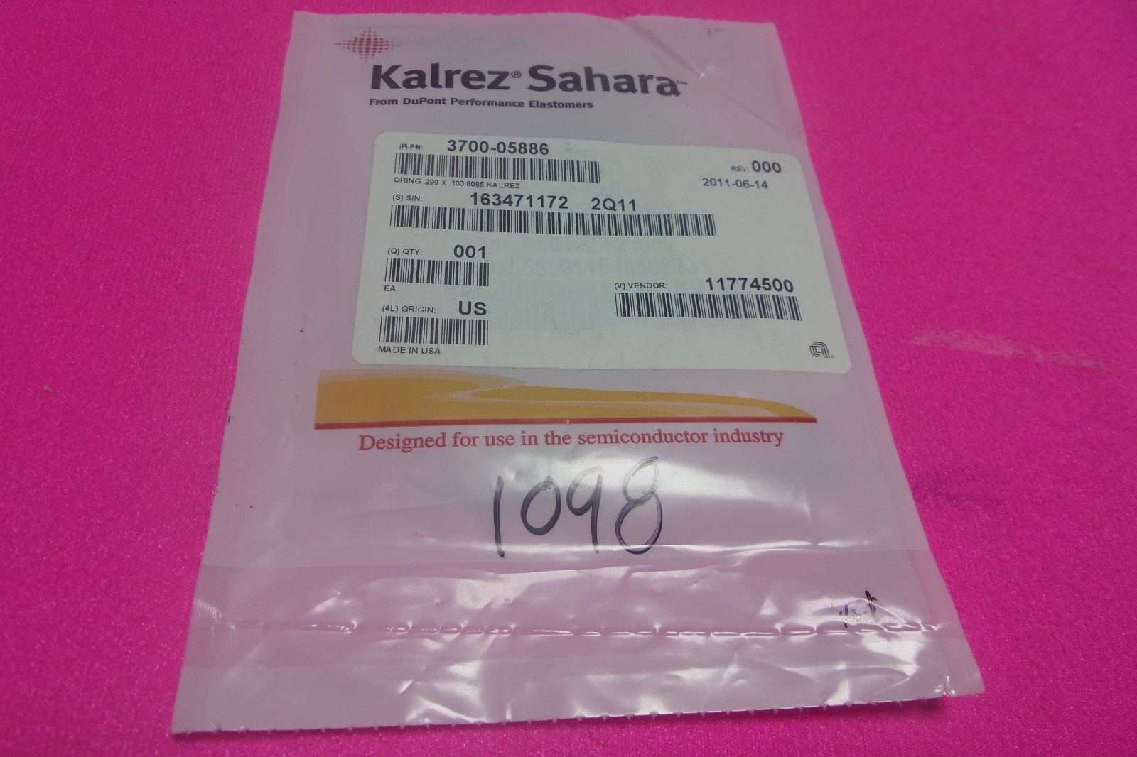 AMAT 3700-05886 ORING 0.299X0.103 8085 KALREZ , NEW | eBay