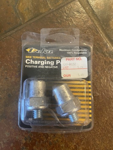 Deka Side Terminal Battery Charging Post ~ Positive & Negative ~ 00352 ...