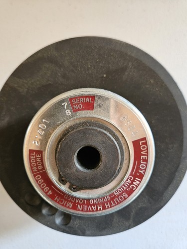 LOVEJOY 21401 7/8" BORE, 6" OD, SPRING LOADED VARIABLE SPEED PULLEY 4. ...