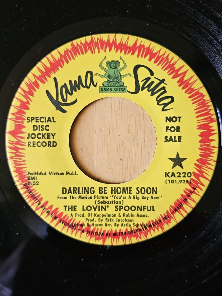 Lot 10 Pop Rock 45's Lovin' Spoonful Robin Luke Lulu Madonna Magnet ...
