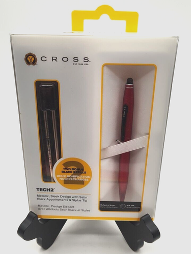 Cross Pen Tech2 Ballpoint Stylus Blank Ink Refills New Sealed Metallic ...