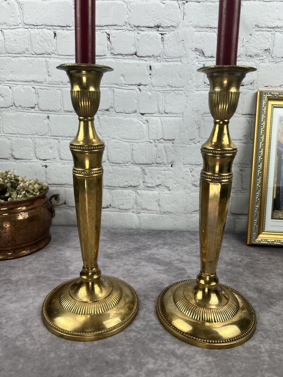 Vintage Gold Candlesticks Vintage Gold Taper Candle Holder