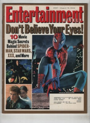Entertainment Weekly Spider-Man Vin Diesel August 16, 2002 081720nonr ...