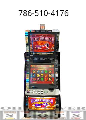 Aristocrat Viridian Slot Machine "Wicked Winnings 2" Bill acceptor ...