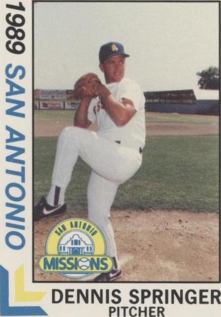 1989 Best San Antonio Missions - #20 Dennis Springer (RC) for sale ...
