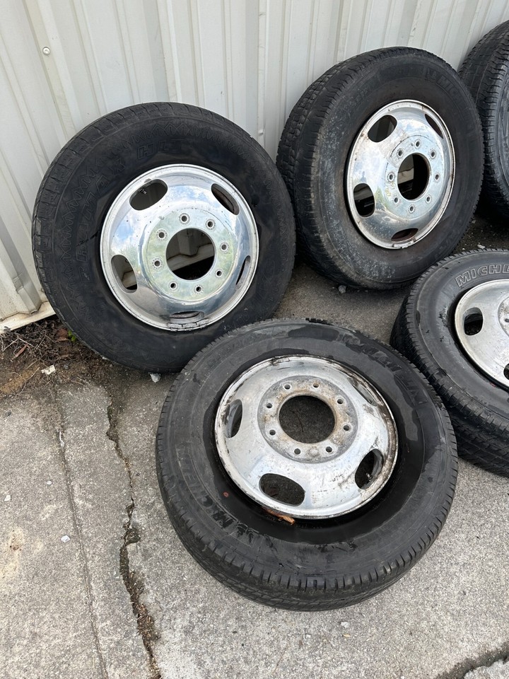 2005-2024 Ford F350 DRW Dually Wheels Rims Tires (6) Aluminum Steel ...