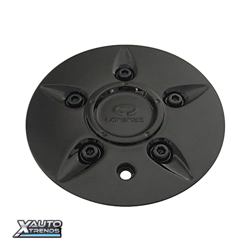 Lorenzo Gloss Black Wheel Center Cap BC-488 1000 WL06 Black | eBay