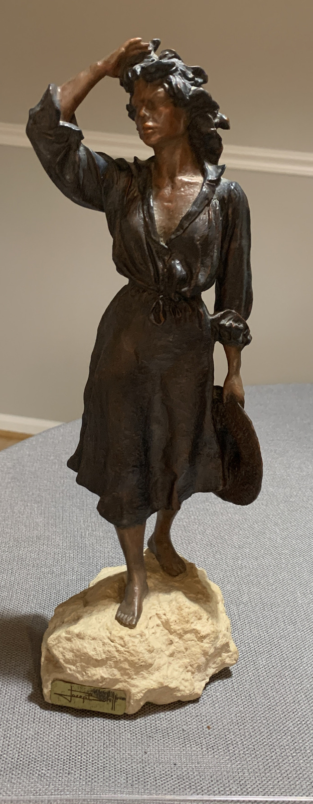 Josep Bofill Bronze Resin Sculpture with Certificate of authenticity ...
