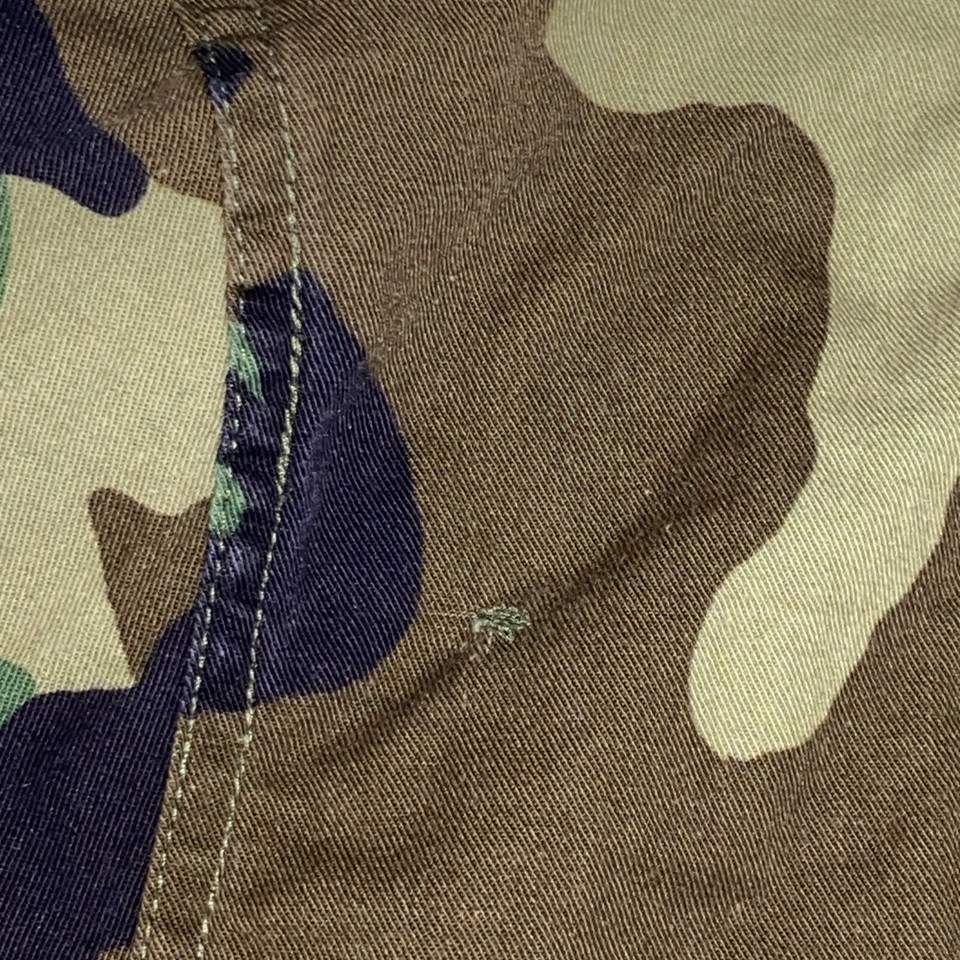 Military BDU Adult Shirt Army Camo Green Button Up Uniform Sz S 8415-01 ...