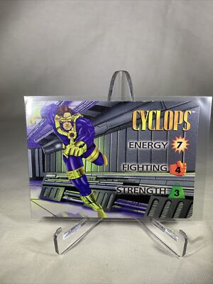 Marvel OVERPOWER Cyclops 3-stat character - OP | eBay