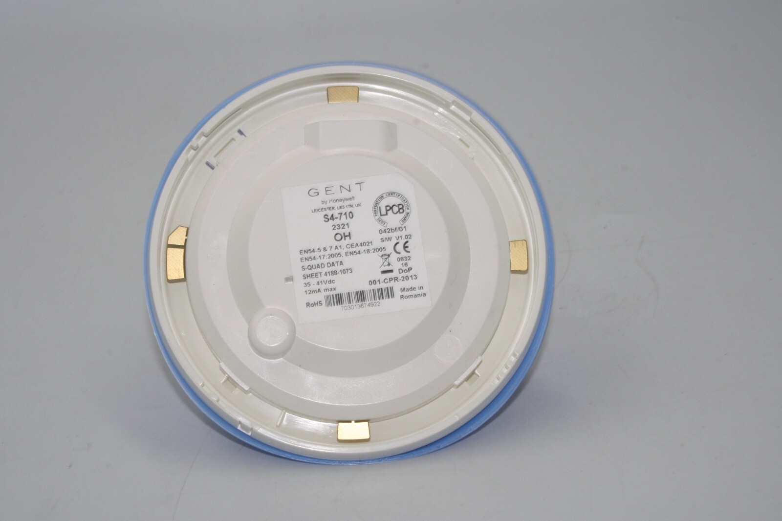 Gent S4-710 Vigilon S-quad Optical Heat Detector Addressable for sale ...