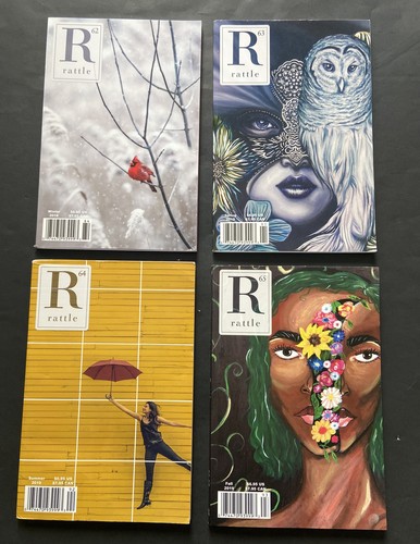 Lot of 4 RATTLE MAGAZINE #62 63 64 65 POETRY FOR THE 21ST CENTURY 2018 ...