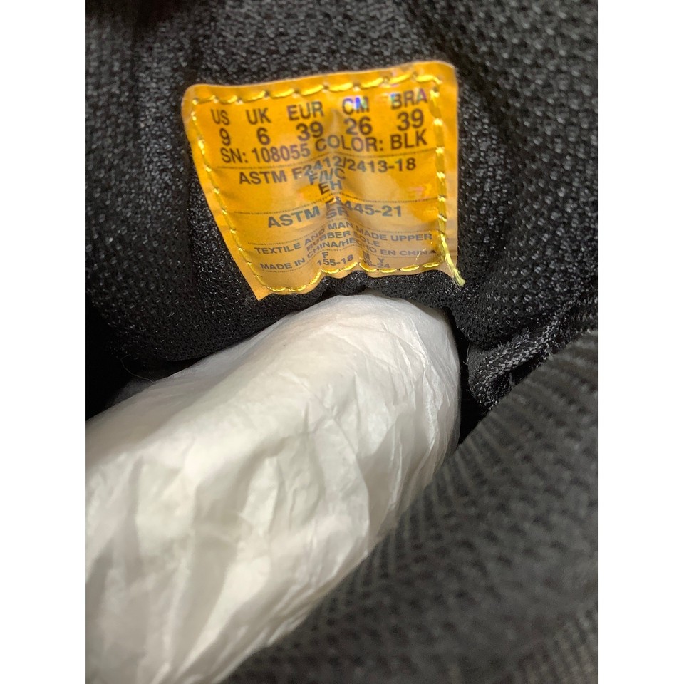 Skechers Women's 9 Black Rotund Darragh ST Work Boots Lace Up Steel Toe ...