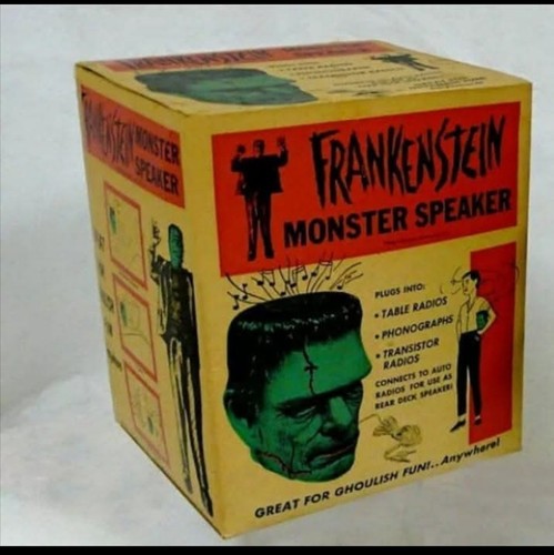 1964 FRANKENSTEIN MONSTER SPEAKER HEAD REPLACEMENT BOX | eBay