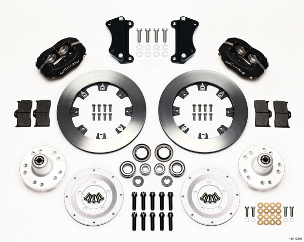 WILWOOD DISC BRAKE KIT,FRONT,55-57 CHEVY FOR HEIDTS 2" DROP SPINDLES,12 ...