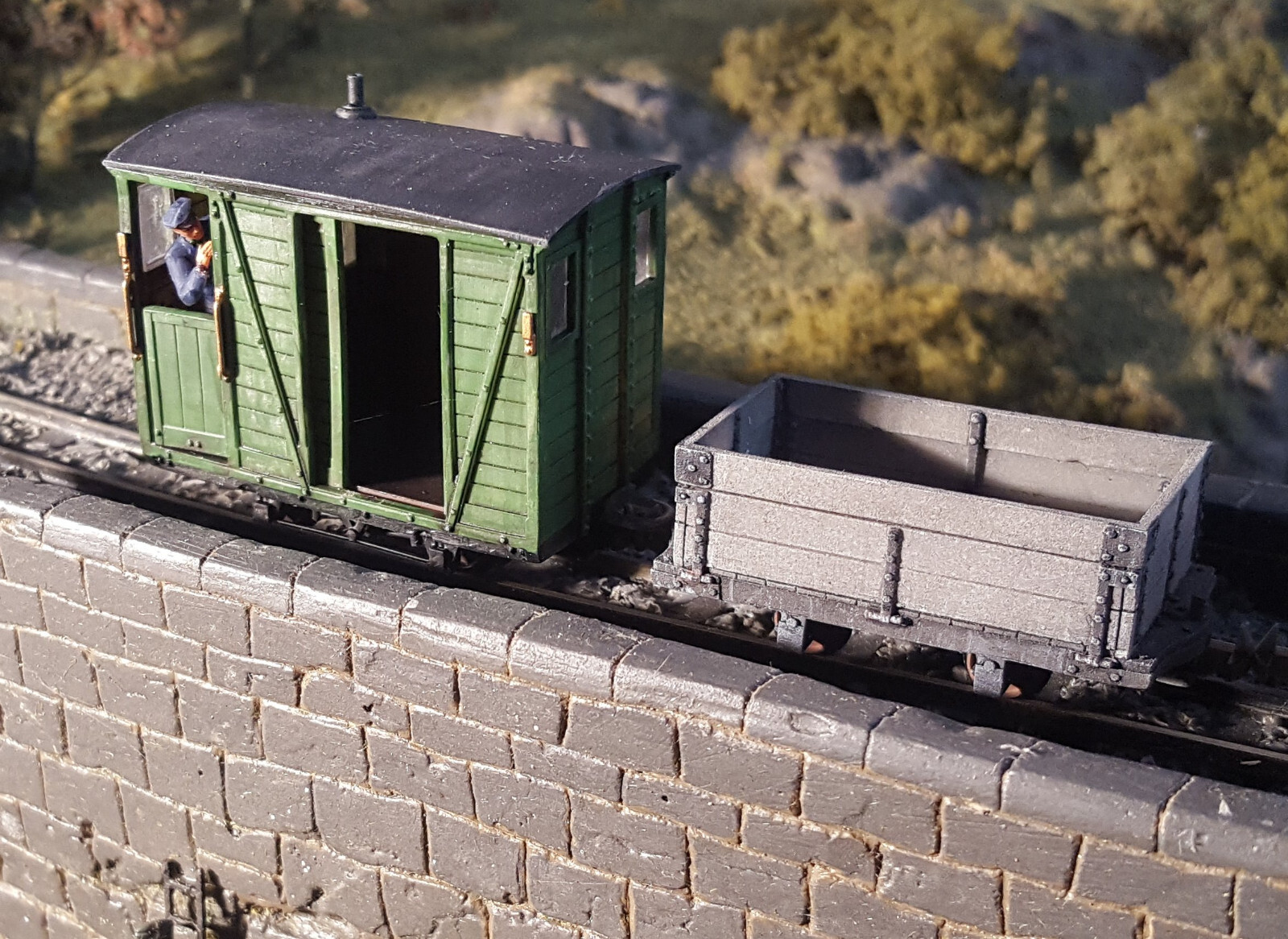 OO9/009 GVT Guard's Brake Van Wagon Glyn Valley Tramway Narrow Gauge | eBay