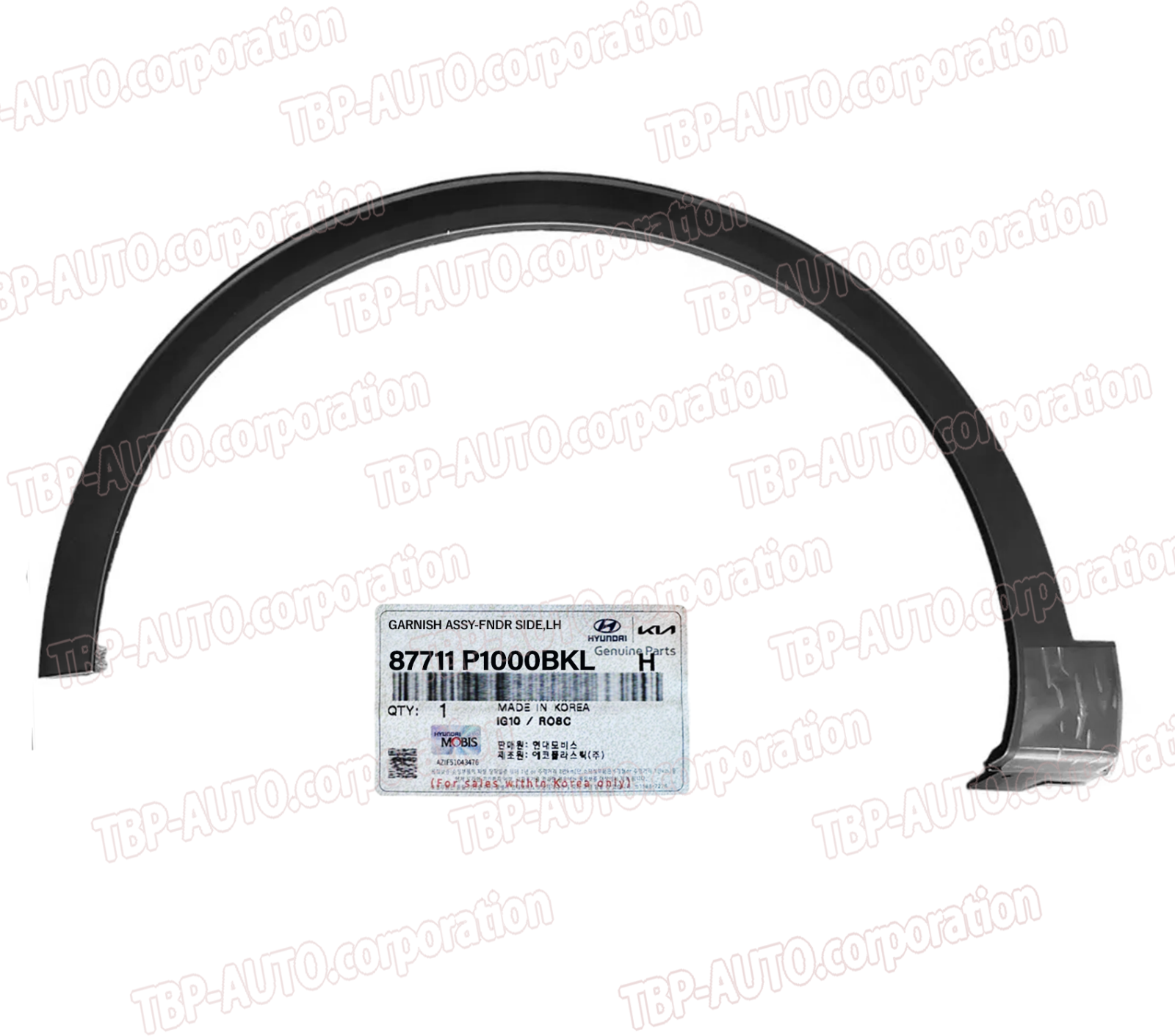 GENUINE ® FRONT Fender Wheel Molding LEFT For 23-24 Kia Sportage ...