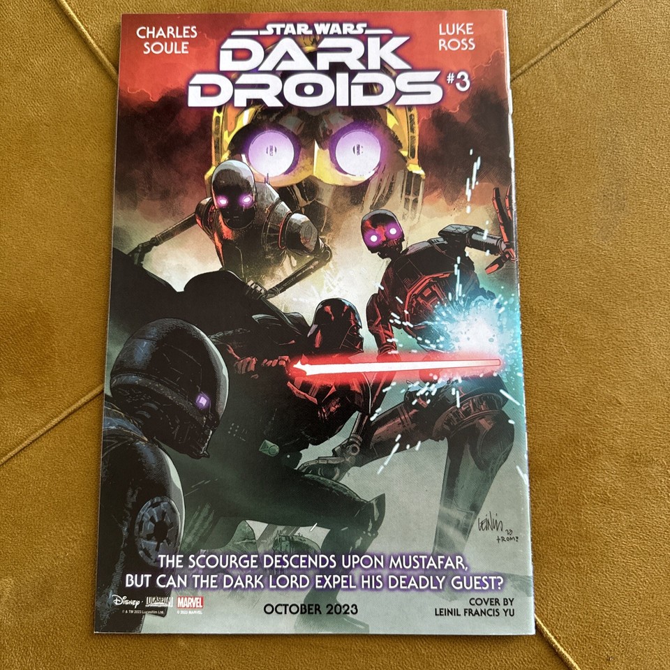 Star Wars: Dark Droids D-Squad #1 Tom Reilly Variant Cover Key Issue ...