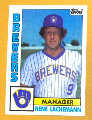 1984 TOPPS CHEWING GUM Co / RENE LACHEMANN BASEBALL CARD # 87-T | eBay