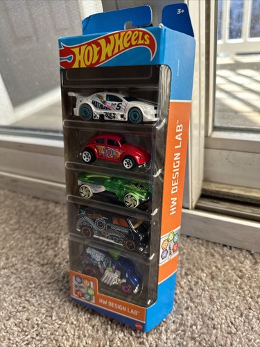 Hot Wheels 5-Pack HW Design Lab Volkswagen Amazoom Dodge Van Cool One ...