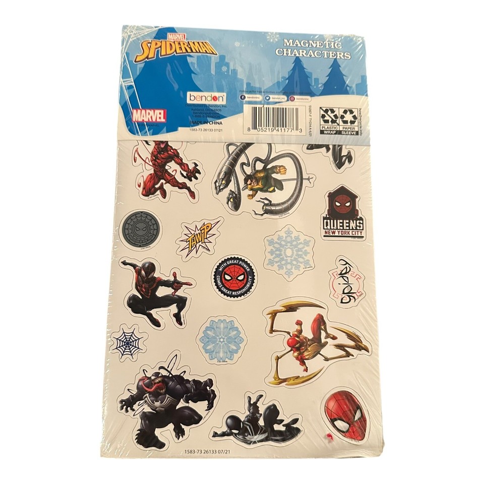 Marvel Spider-man Magnetic Characters Double Sided Adventure Set 23 ...
