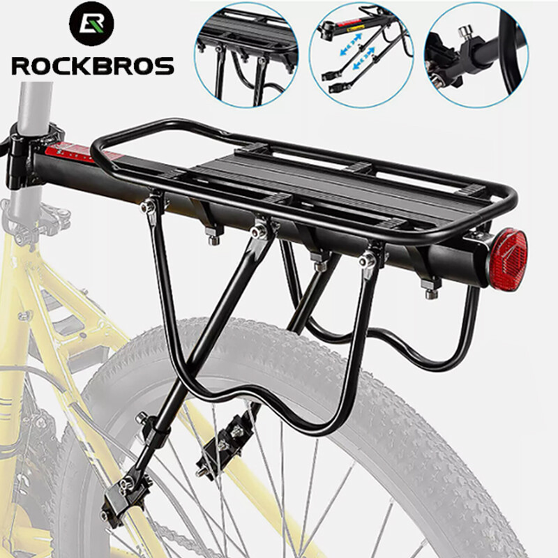 ROCKBROS Bike Rear Rack Luggage Carrier Quick Release Pannier Cargo ...
