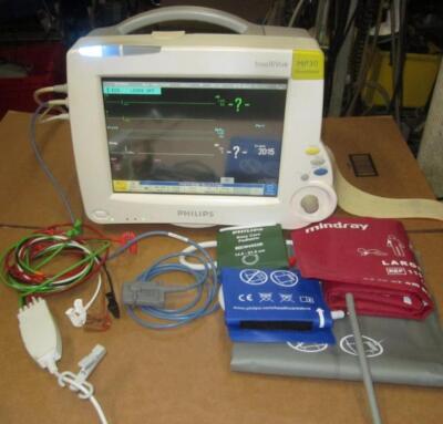 Philips IntelliVue Anesthesia MP30 patient monitor nibp spo2 ekg as ...