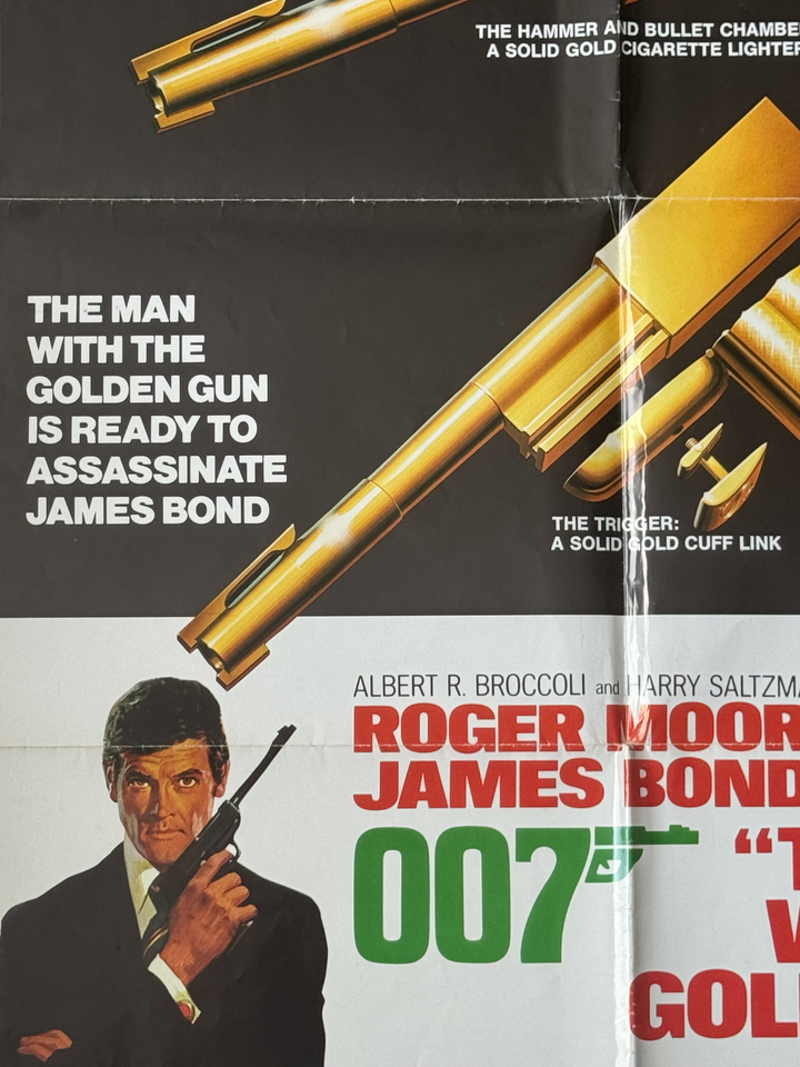 The Man With The Golden Gun (1974) Original US One Sheet Poster | eBay