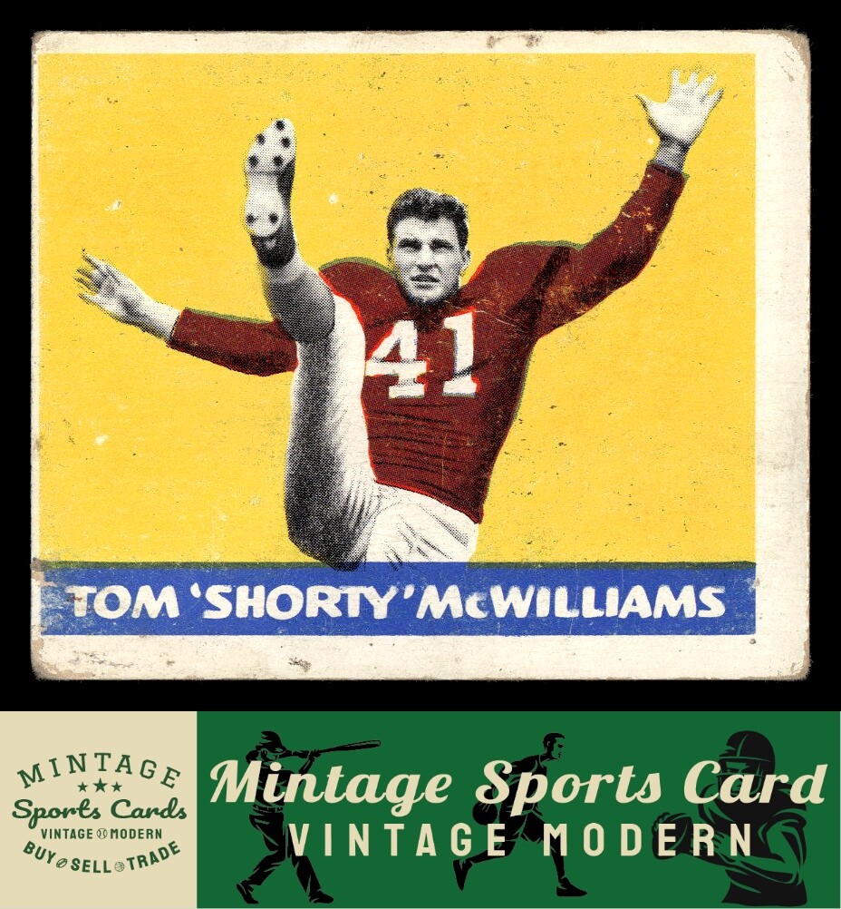 1948 Leaf - Tom McWilliams - #31 "Maroon Jersey" Mississippi State Bulldogs | eBay