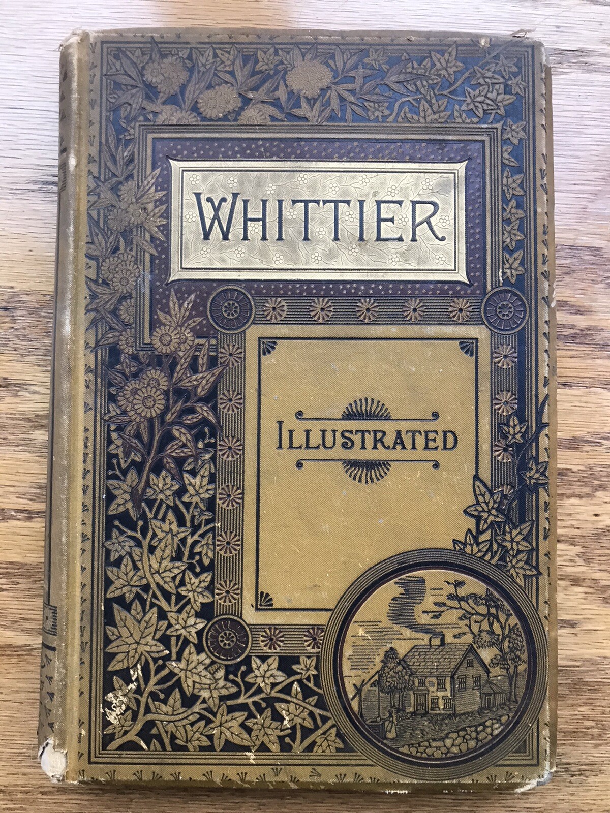 The Poetical Works of Whittier (1884 Gilt Hardcover) Illustrated | eBay