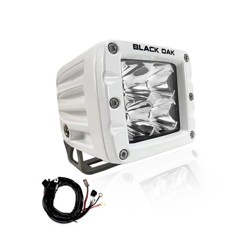 Black Oak LED Pro Series 2.0 Marine 2 Inch POD Light: Spot 40W CREE XM ...