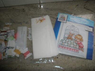 Tobin Baby Cross Stitch Sampler Kit T21709 Bedtime Girl Prayer(See ...
