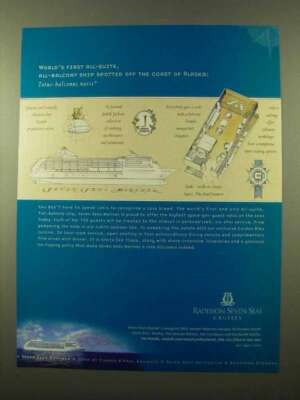 2000 Radisson Seven Seas Cruise Ad - First All-Suite | eBay