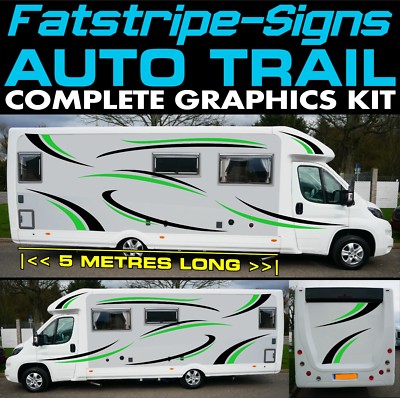to fit AUTO TRAIL MOTORHOME GRAPHICS STICKERS DECALS CAMPER VAN ...