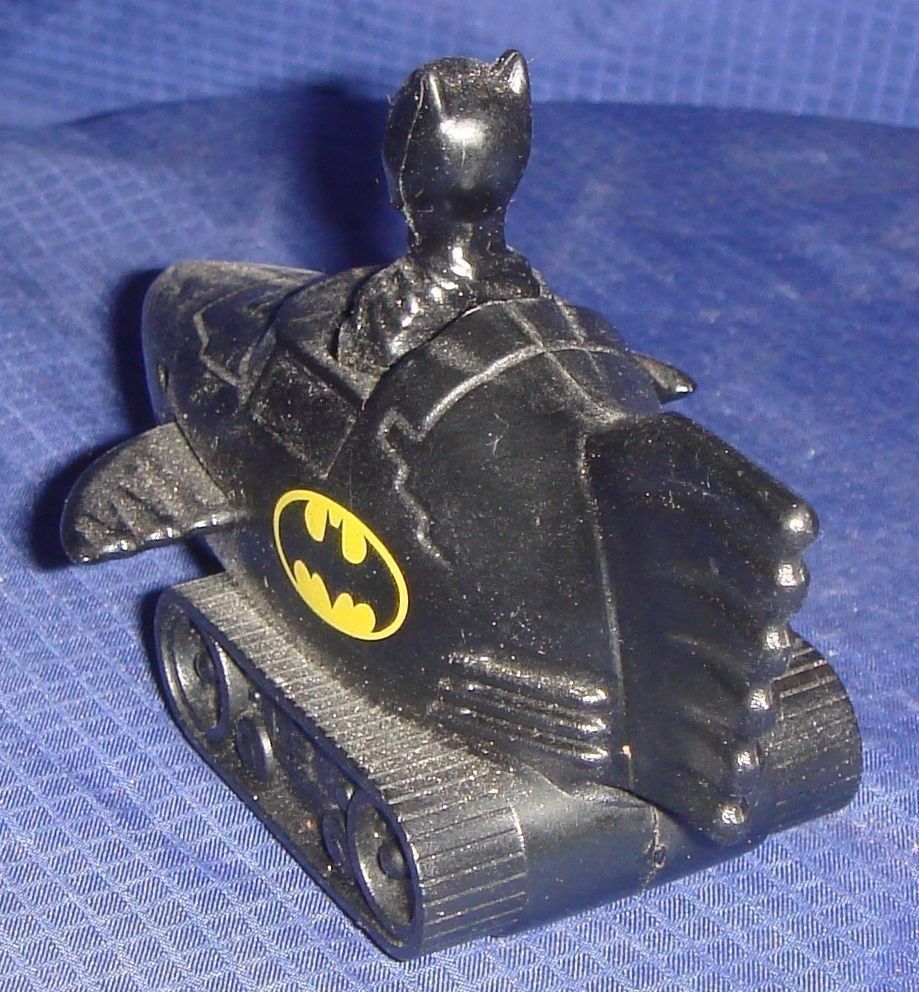GL077 Vtg DC Comics Inc Batman Batmobile Push Down & Go Toy 1991 | eBay