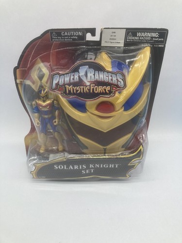 Power Rangers Mystic Force SOLARIS KNIGHT SET W/FIGURE & MASK ON CARD ...