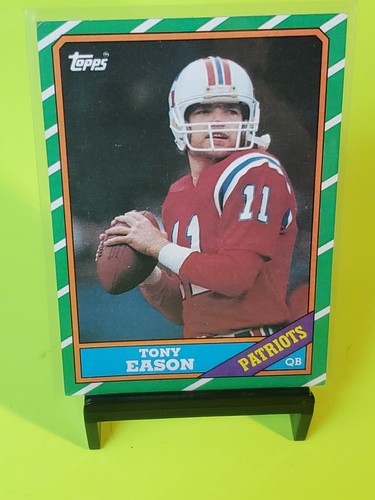 1986 Topps Football Tony Eason #30 New England Patriots | eBay