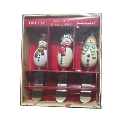 Oneida Snowmates Set Of 3 Spreaders | eBay