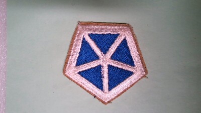 MILITARY PATCH US ARMY COLORED SEW ON WW2 ERA NO GLOW 5TH CORPS GERMANY ...