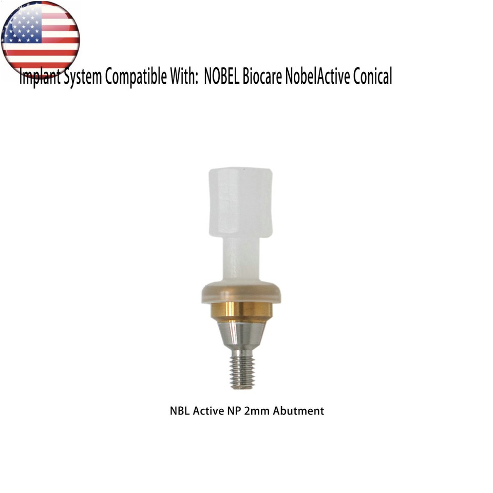 US Dental Attachment Locator Abutment for Nobel Biocare NP/RP 1-5mm ...