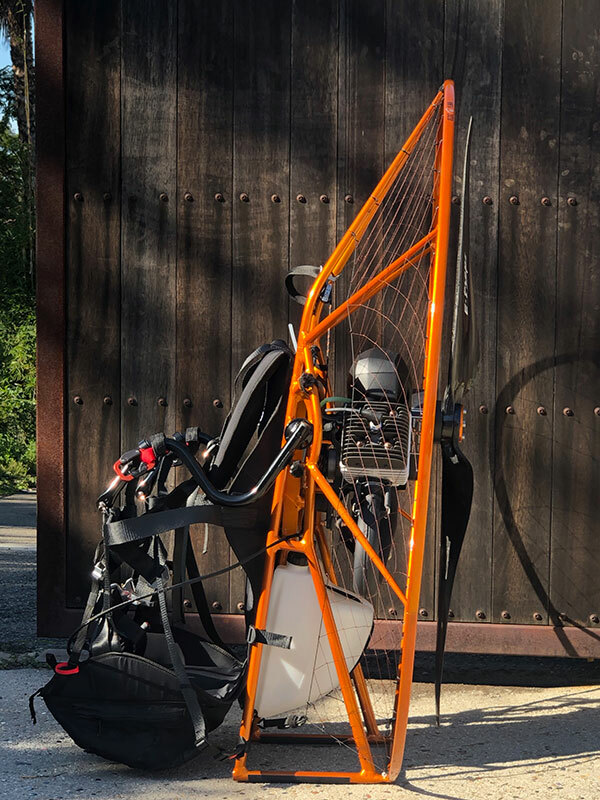 Miniplane ABM Rigid Cage Paramotor featuring the Vittorazi Moster Plus ...