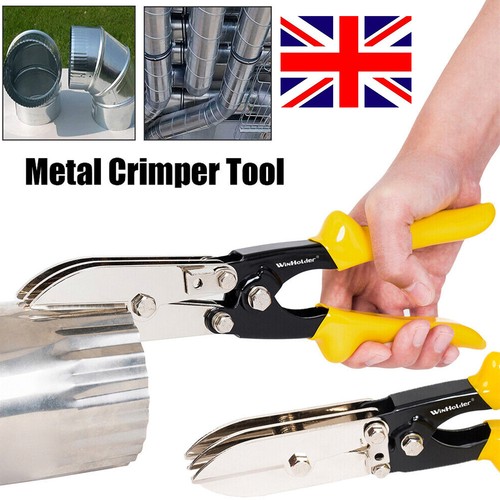 Heavy Duty 5 Blade Sheet Metal Crimper Duct Crimping HVAC Tool For ...