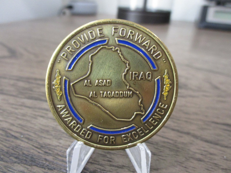 Army 64th Corps Support Group OIF Provide Forward Iraq Challenge Coin ...